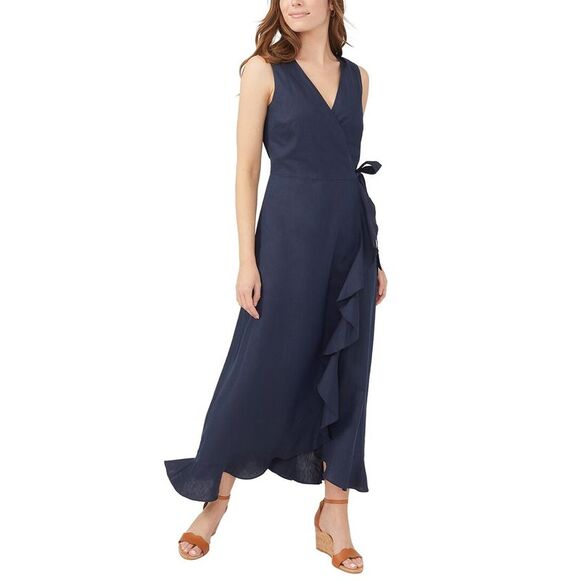 J. McLaughlin | Dresses | Jmclaughlin Solid Cerise Linenblend Dress ...